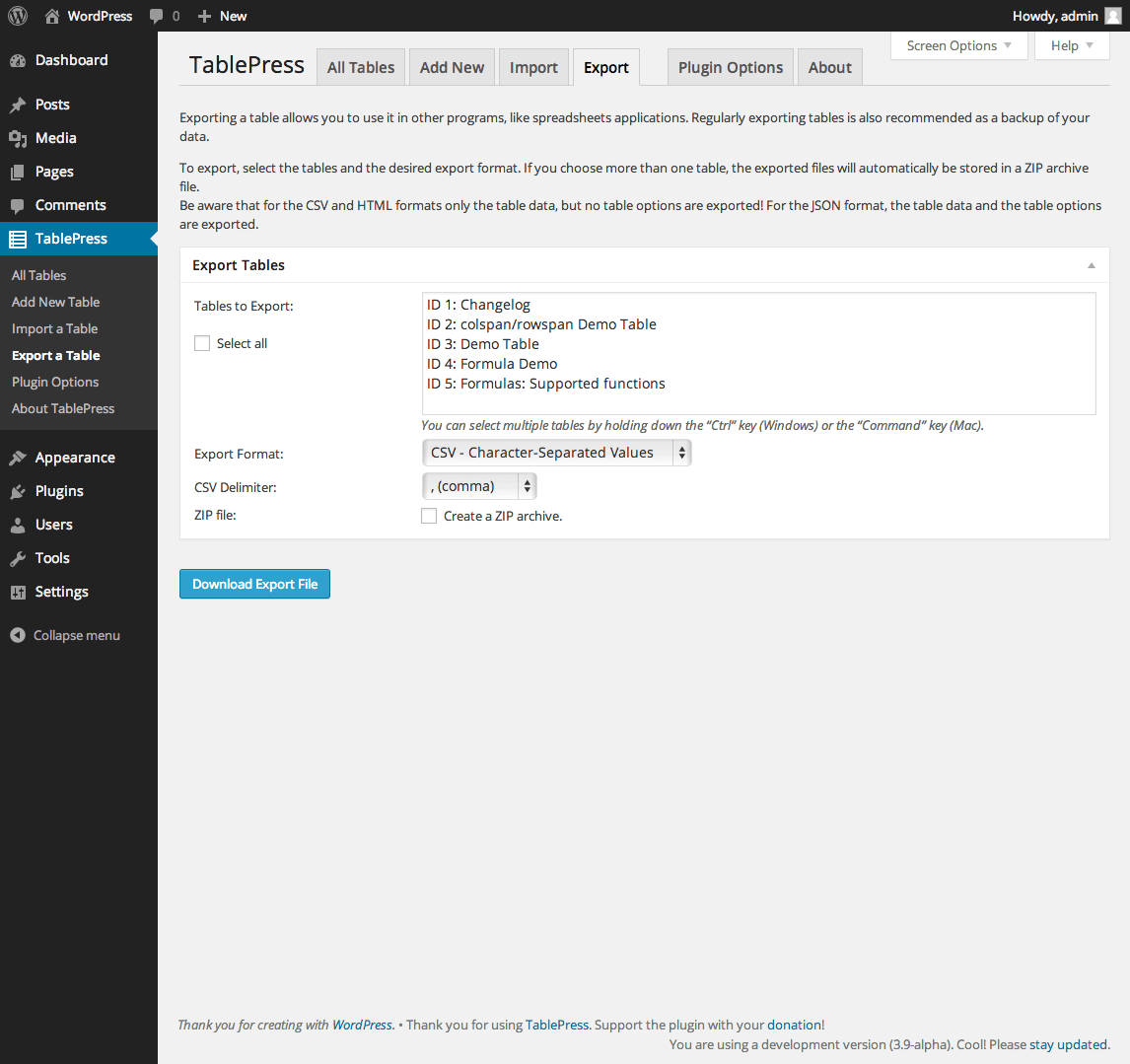 Plugin Table Wordpress Terbaik Idnetter