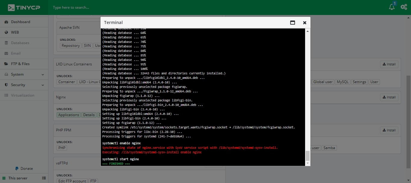 Cara install Nginx, MariaDB, PHP di TinyCP - idnetter.com Cara install Nginx, MariaDB, PHP di TinyCP - idnetter.com